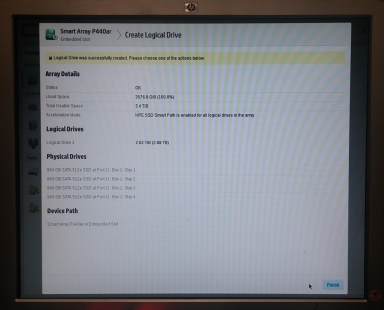 Setting up RAID 5 on HP ProLiant DL360 server ️ Setting up RAID 5 on HP ProLiant DL360 server ️