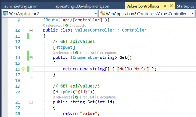 Hello World from #NET docker container in Linux ️